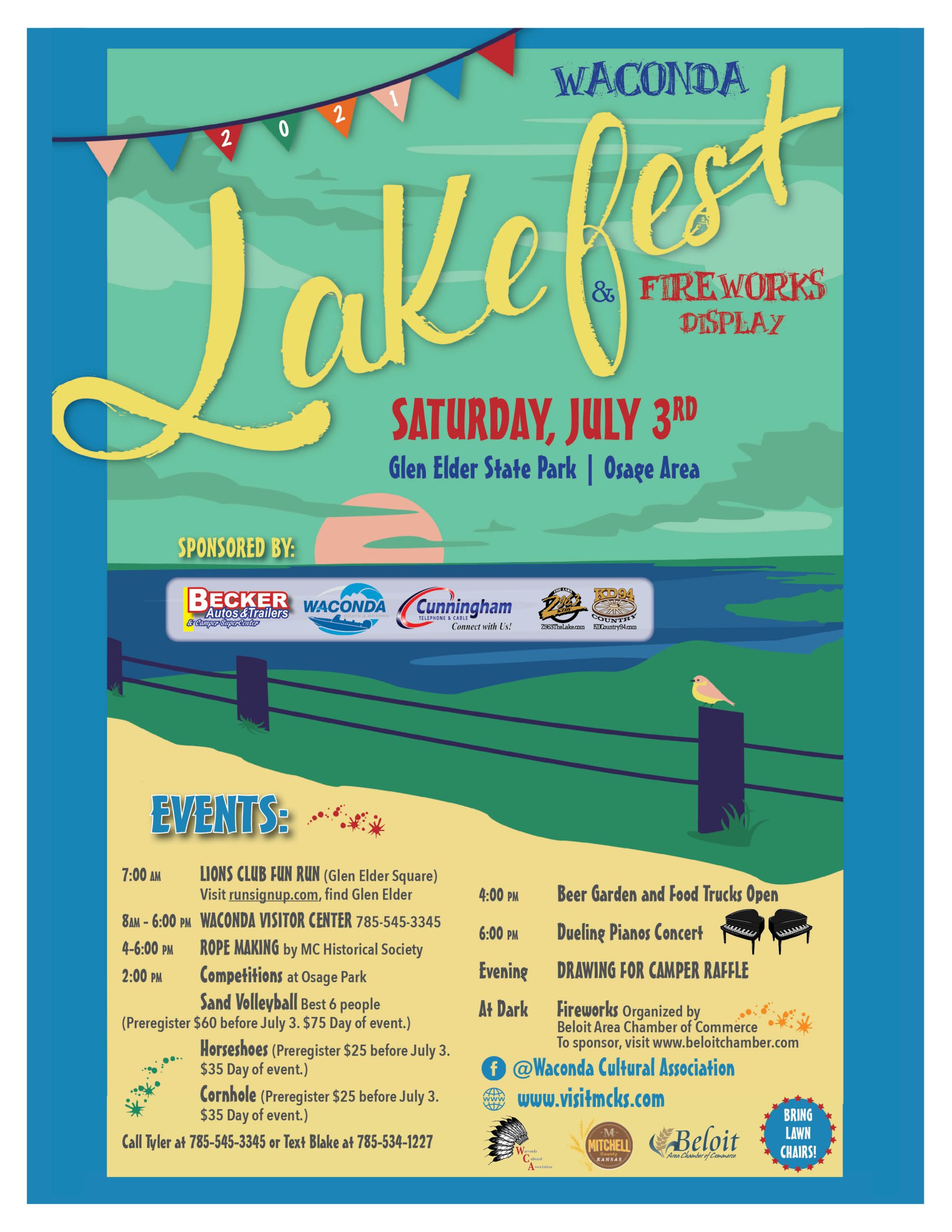Join KD Country 94 At Lakefest 2021 | Sunflower State Radio