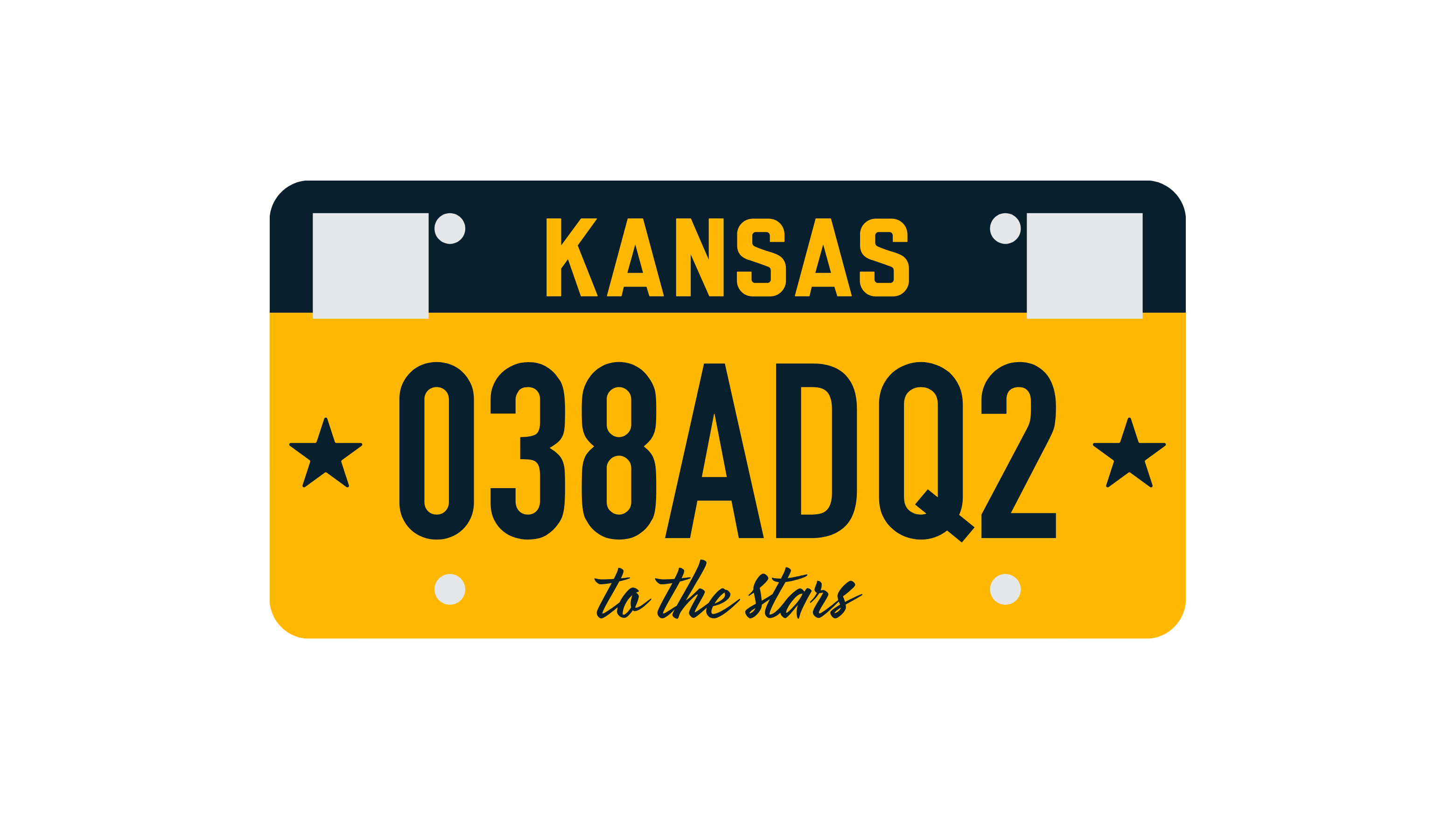 2024-Standard-License-Plate-Sample | The Sunflower State Radio Network